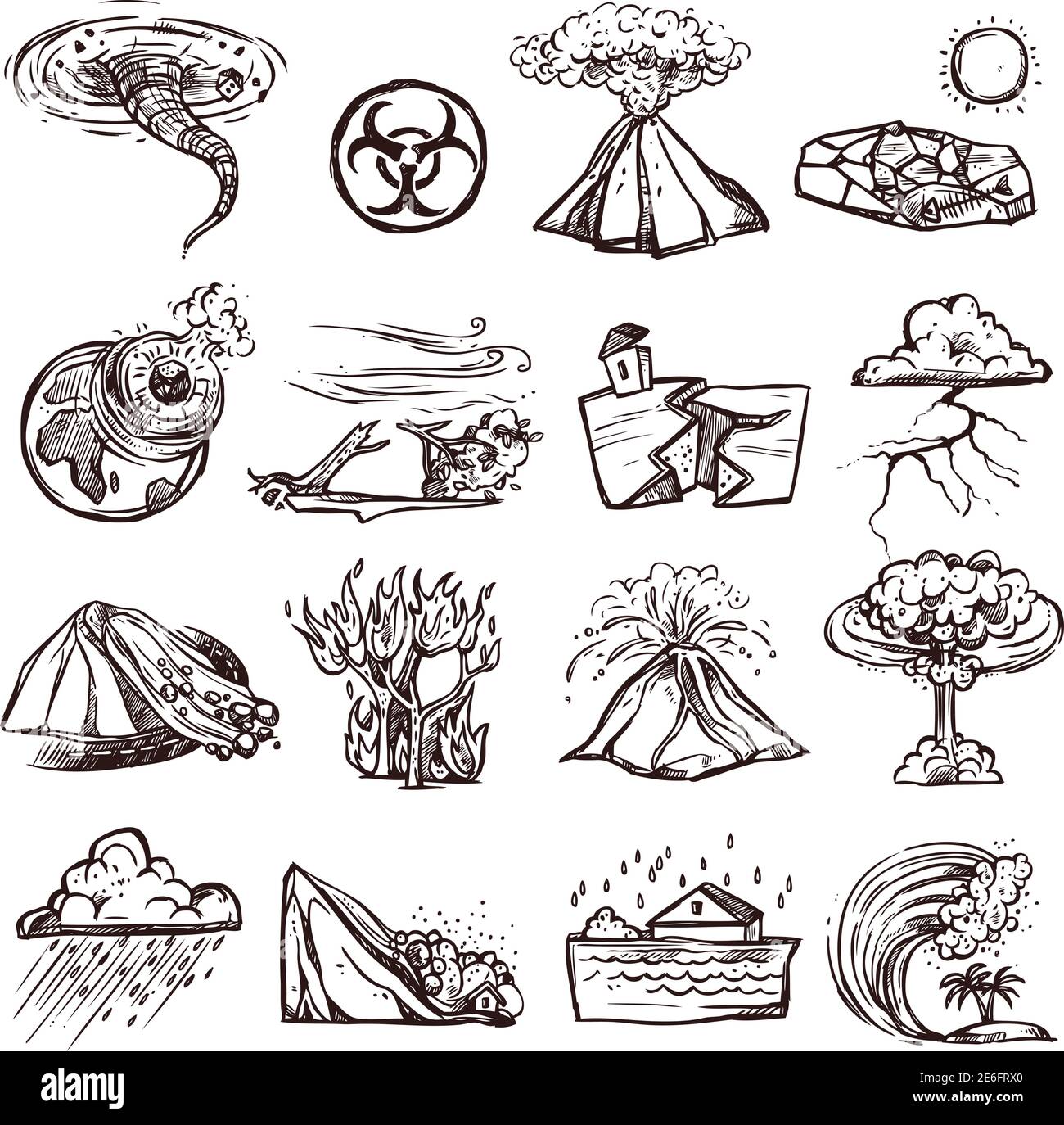 Natural Disasters Drawing