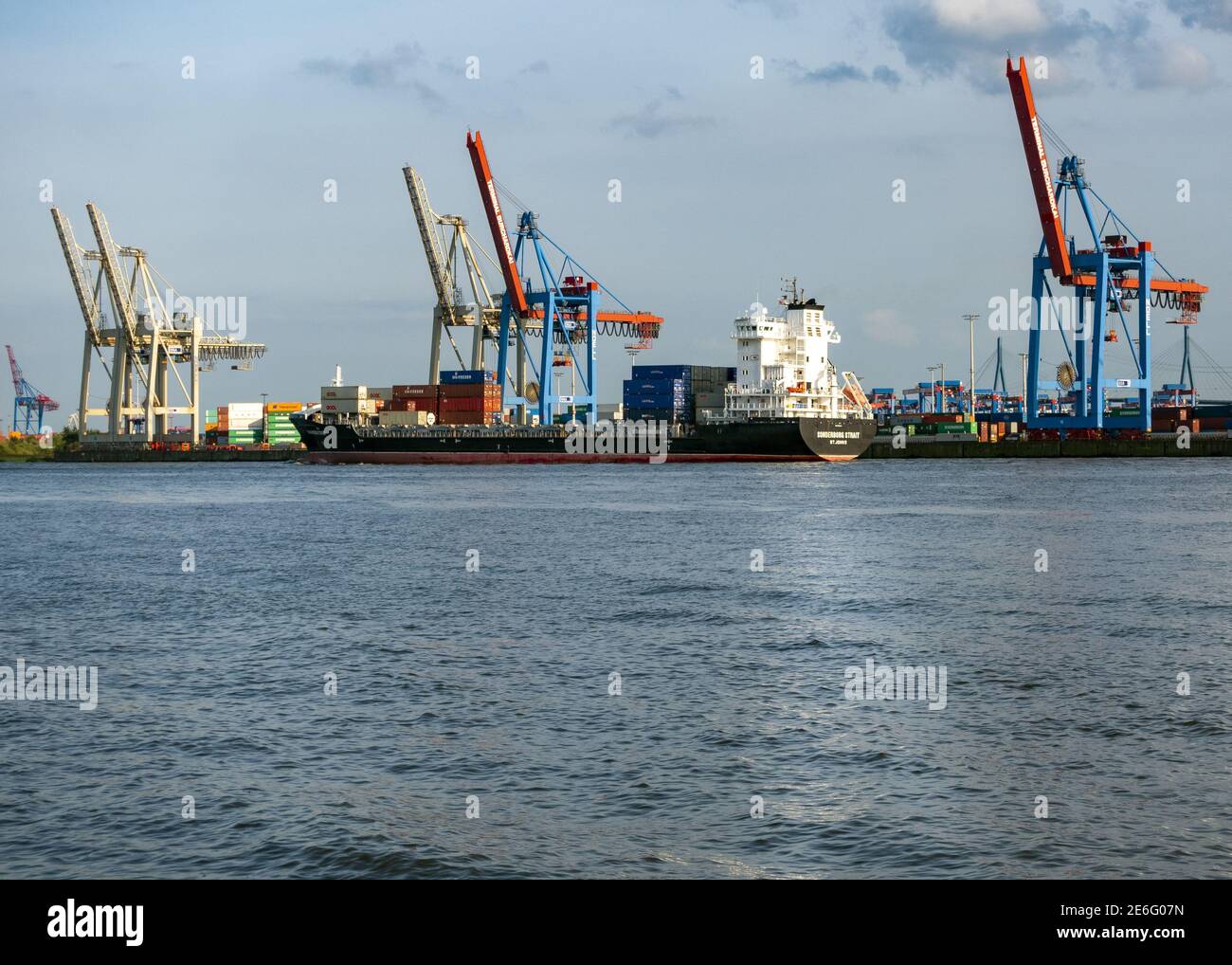 Sonderborg strait container ship hi-res stock photography and images ...