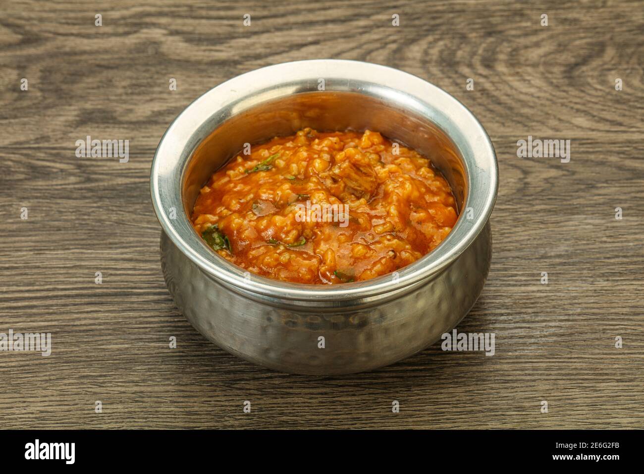 Traditional Georgian Kharcho soup with meat and spices Stock Photo - Alamy