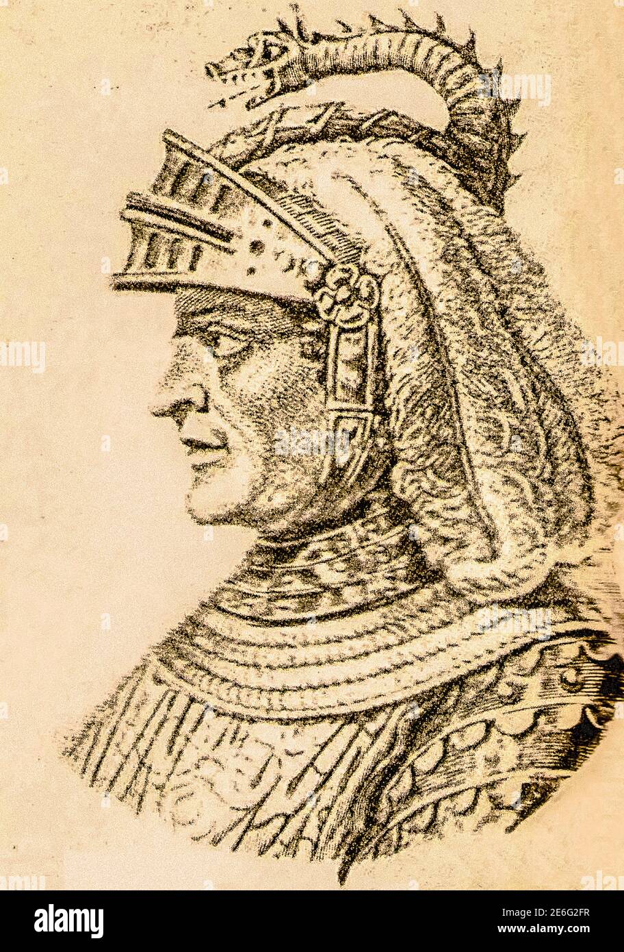 Alberico da Barbiano Stock Photo - Alamy