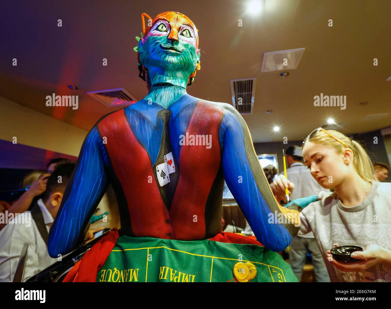 Body art festival hi-res stock photography and images - Alamy