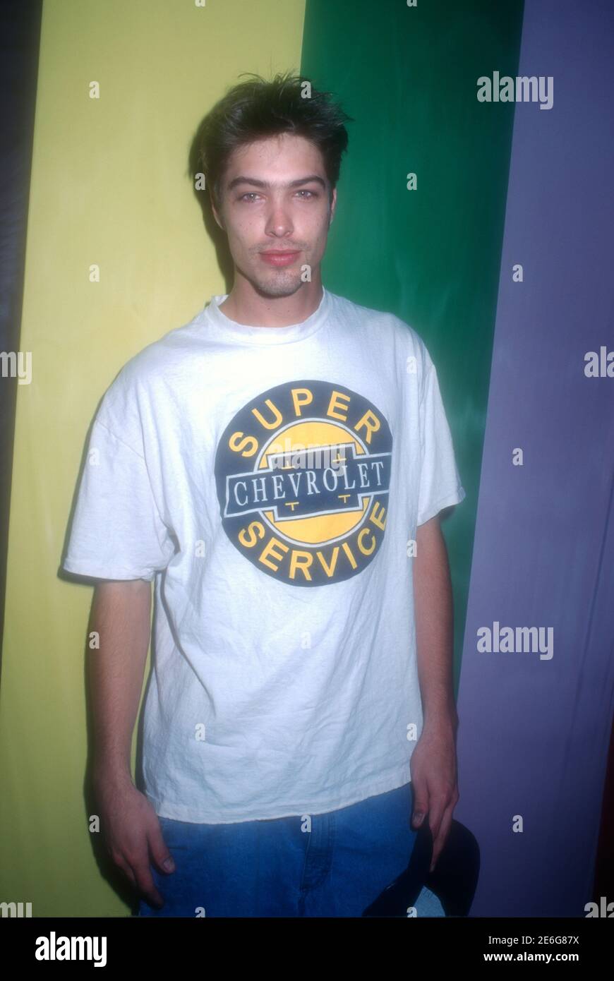 Santa Monica, California, USA 2nd May 1996 Model Mike Campbell poses ...