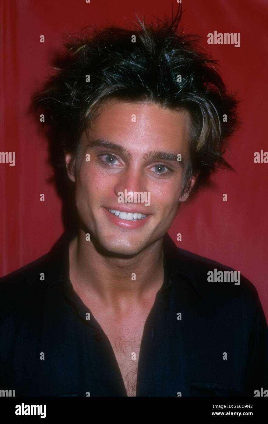 Santa Monica, California, USA 2nd May 1996 A Model poses backstage at ...