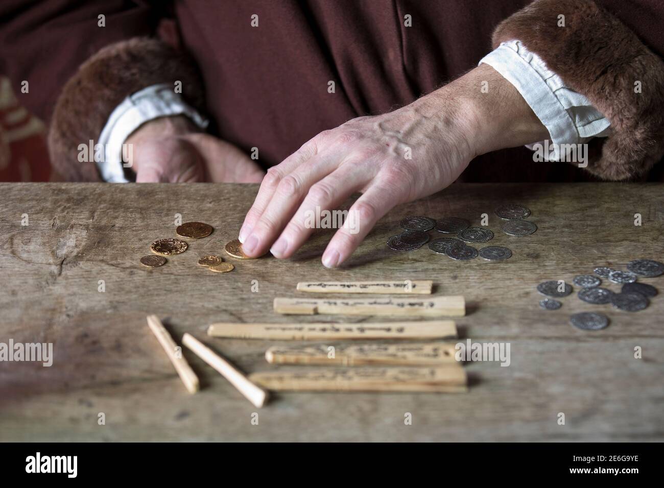 Moneylender medieval hi-res stock photography and images - Alamy