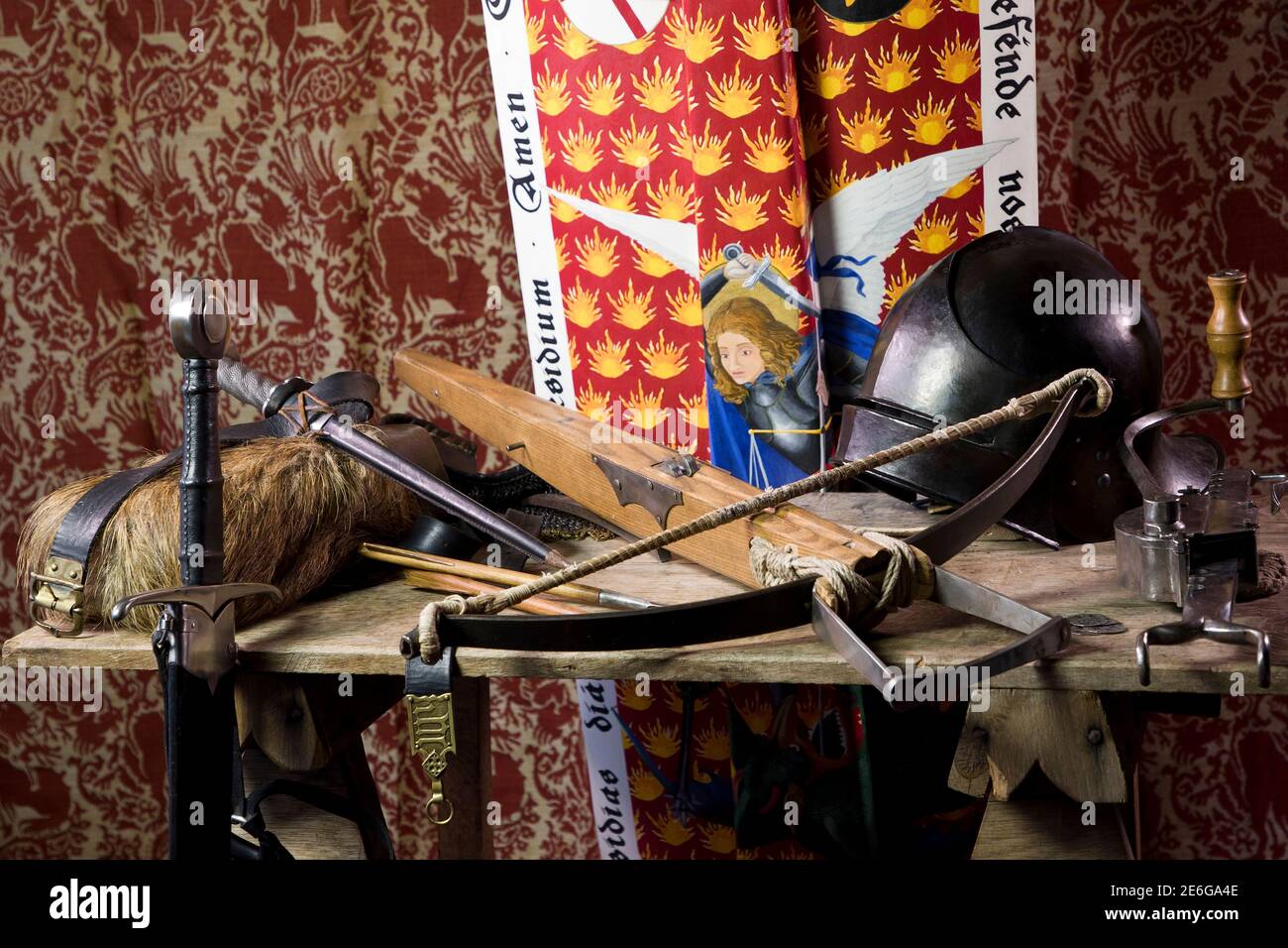 15th century medieval weapons hi-res stock photography and images - Alamy