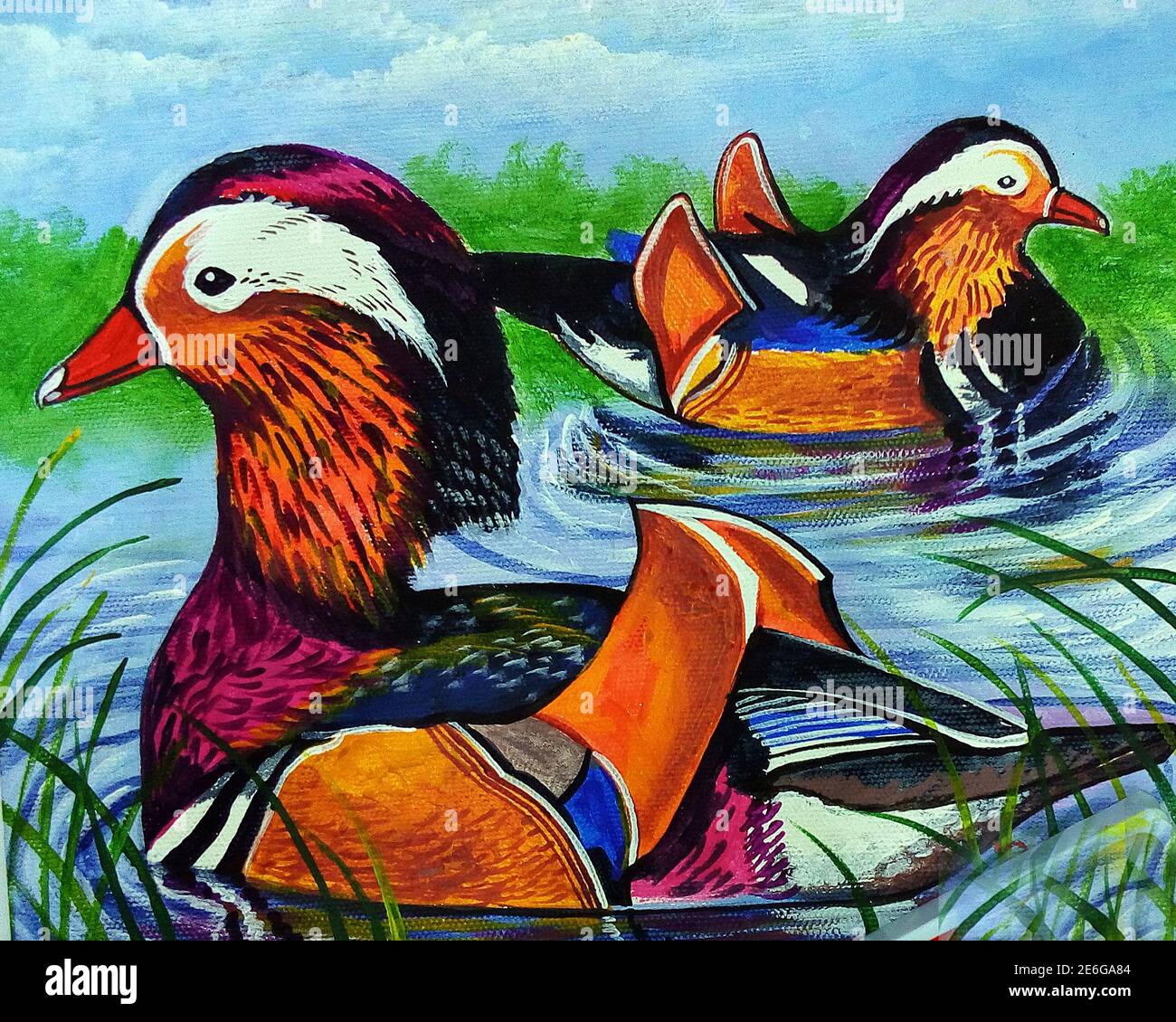 Oil color paintings hi-res stock photography and images - Alamy
