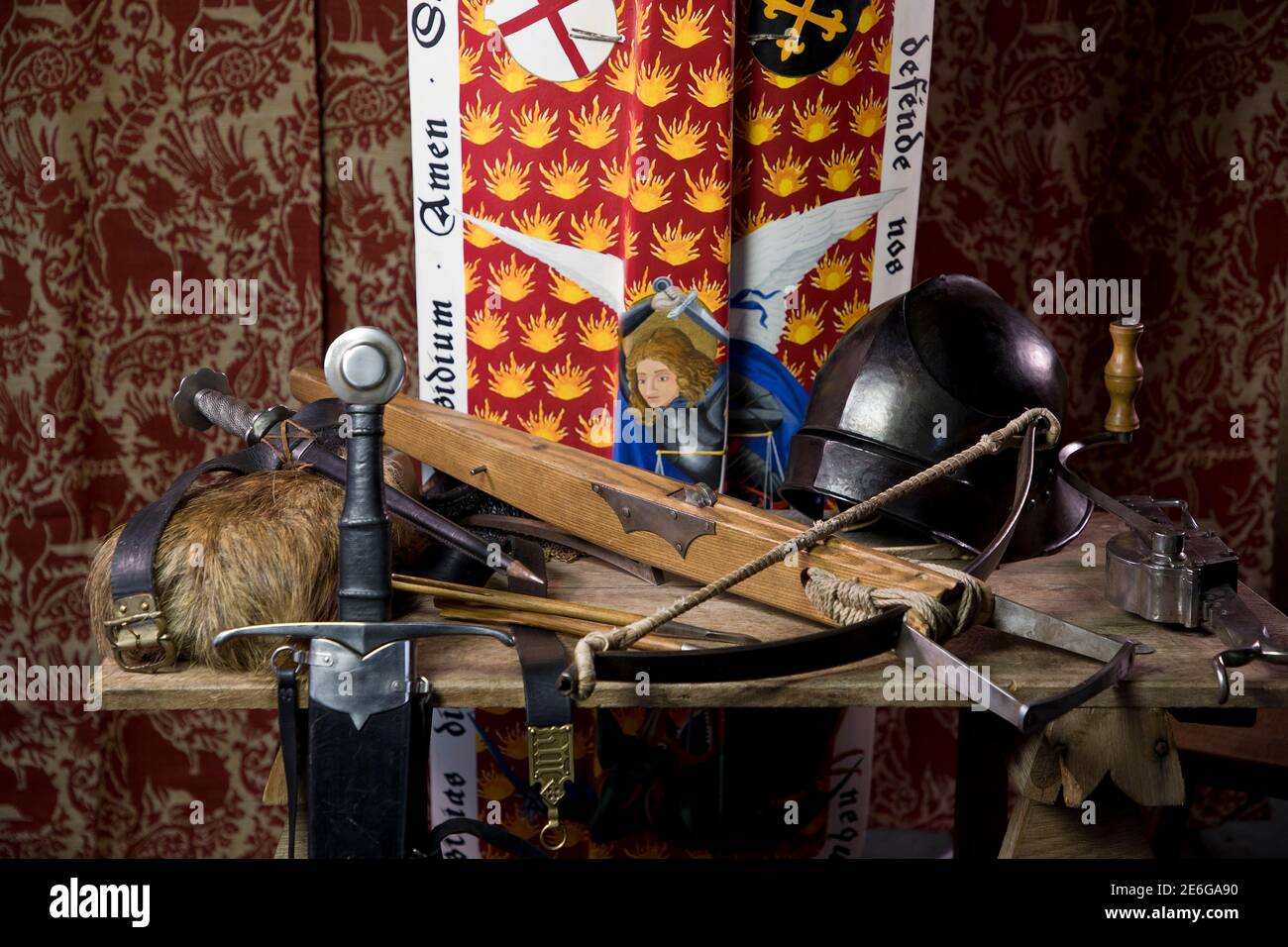 15th century medieval weapons hi-res stock photography and images - Alamy