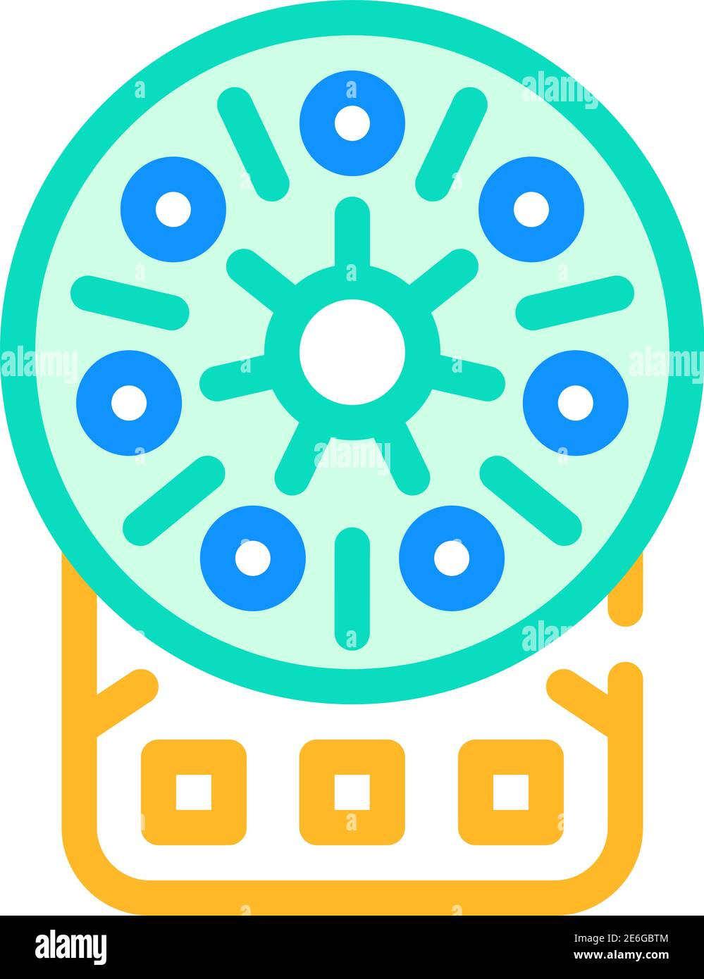 centrifuge laboratory equipment color icon vector illustration Stock ...