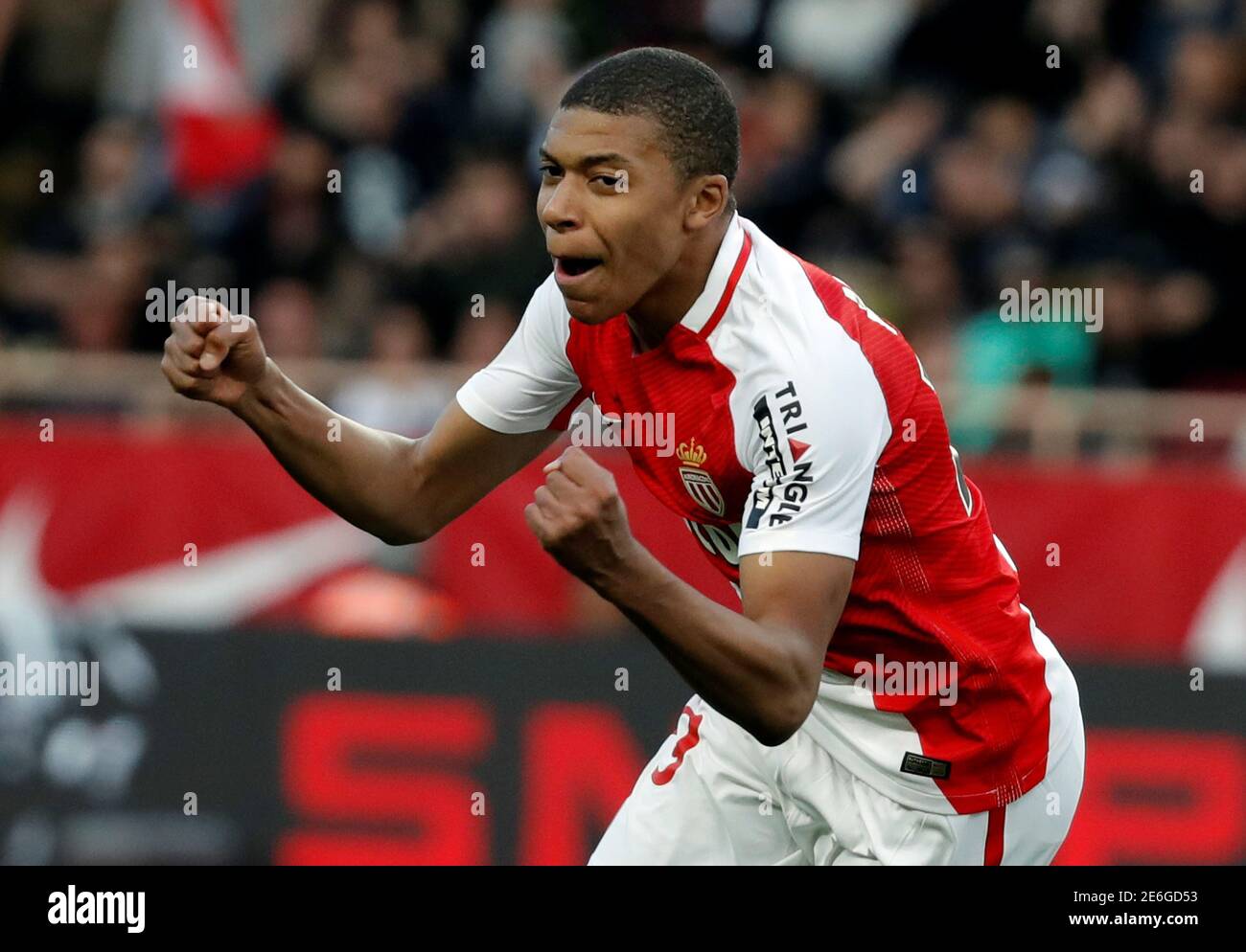 Kylian mbappe monaco ligue 1 2017 hi-res stock photography and images ...
