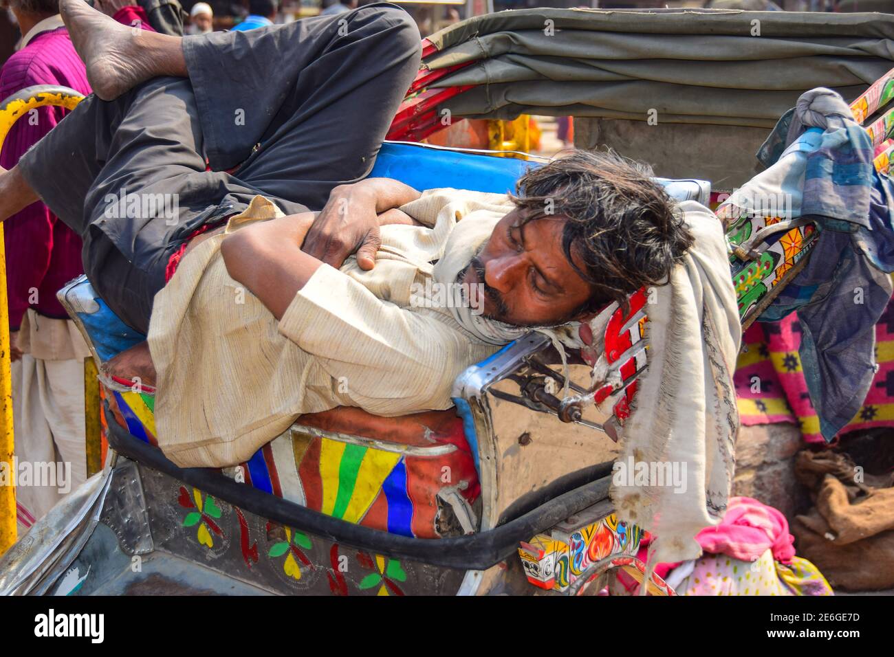 Indian bicycle rickshaw hi-res stock photography and images - Alamy