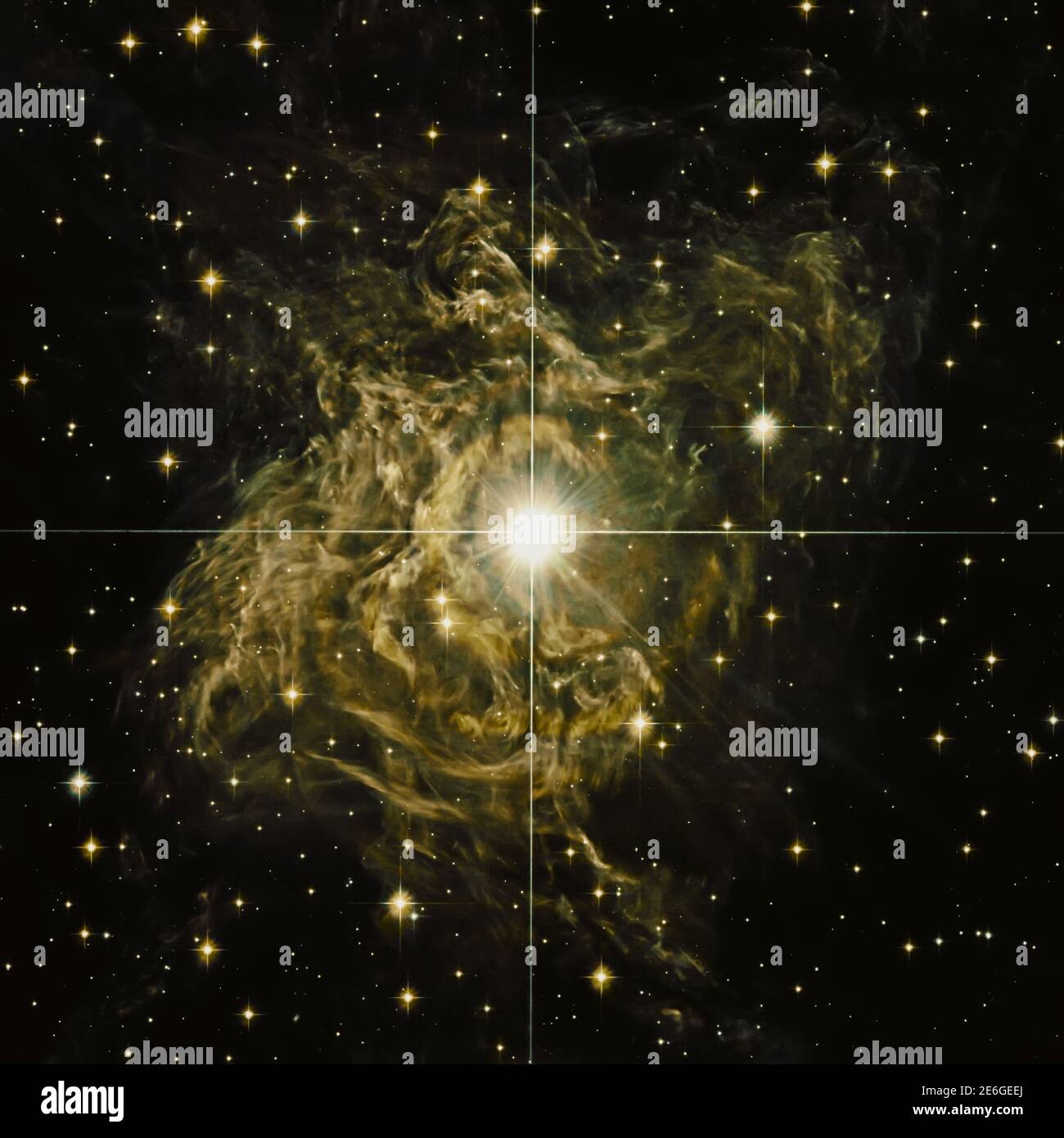 Space Galaxy Background, Supernova Core pulsar neutron star. Elements ...