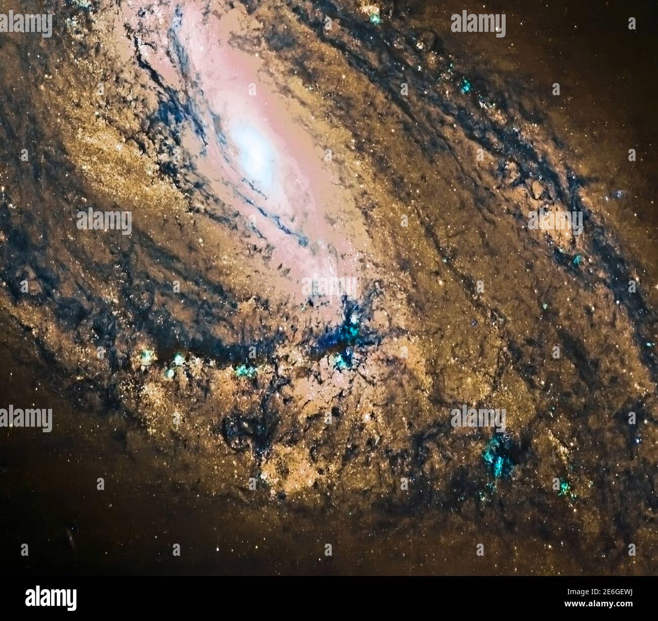 Spiral Galaxy, Space background, Messier 66. Elements of this image ...