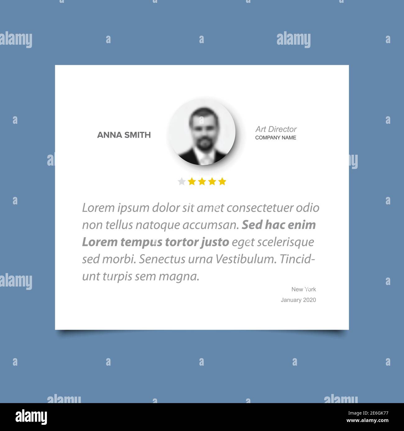 Testimonials Design Psd