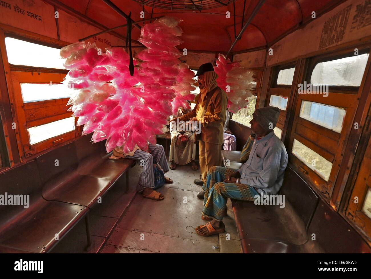 Indian tram conductor hi-res stock photography and images - Alamy