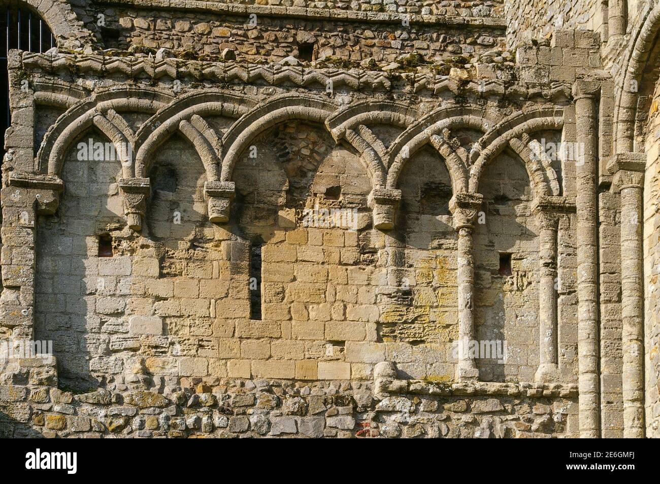 Castle Rising castle, a 12th century Norman building, Norfolk, UK ...