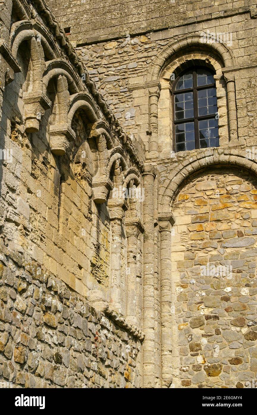 Castle Rising castle, a 12th century Norman building, Norfolk, UK ...