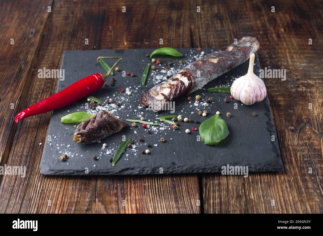 Front view sliced smoked hi-res stock photography and images - Alamy