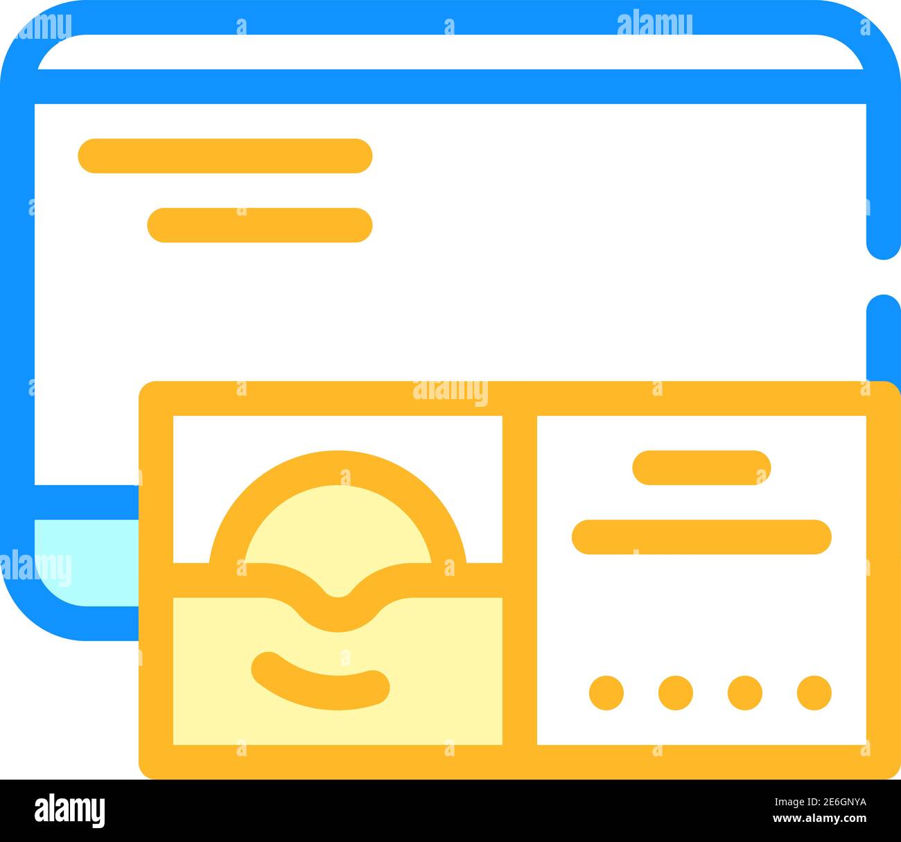 disc with operating system color icon vector illustration Stock Vector ...