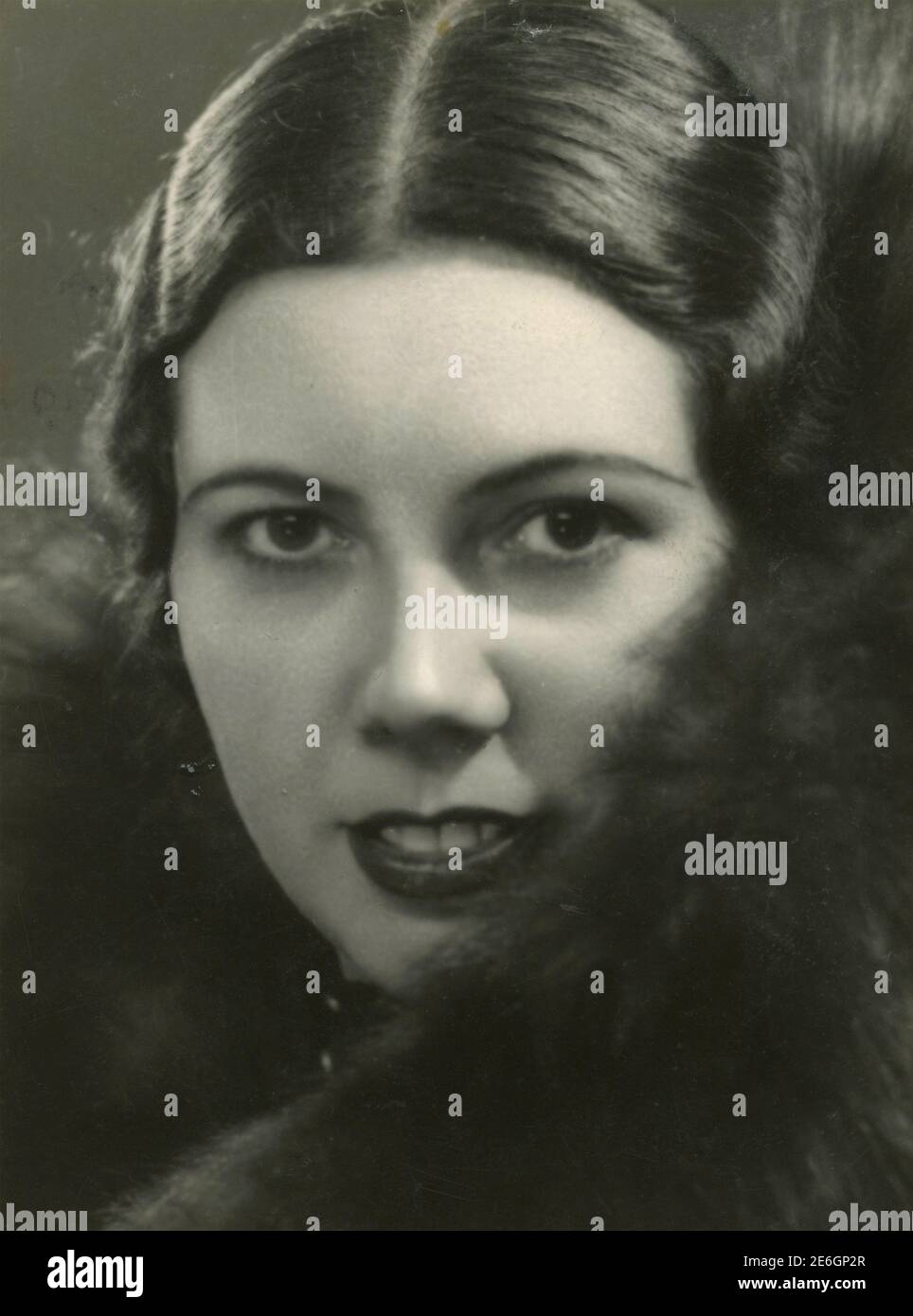 Italian opera singer Gianna Pederzini, 1930s Stock Photo - Alamy