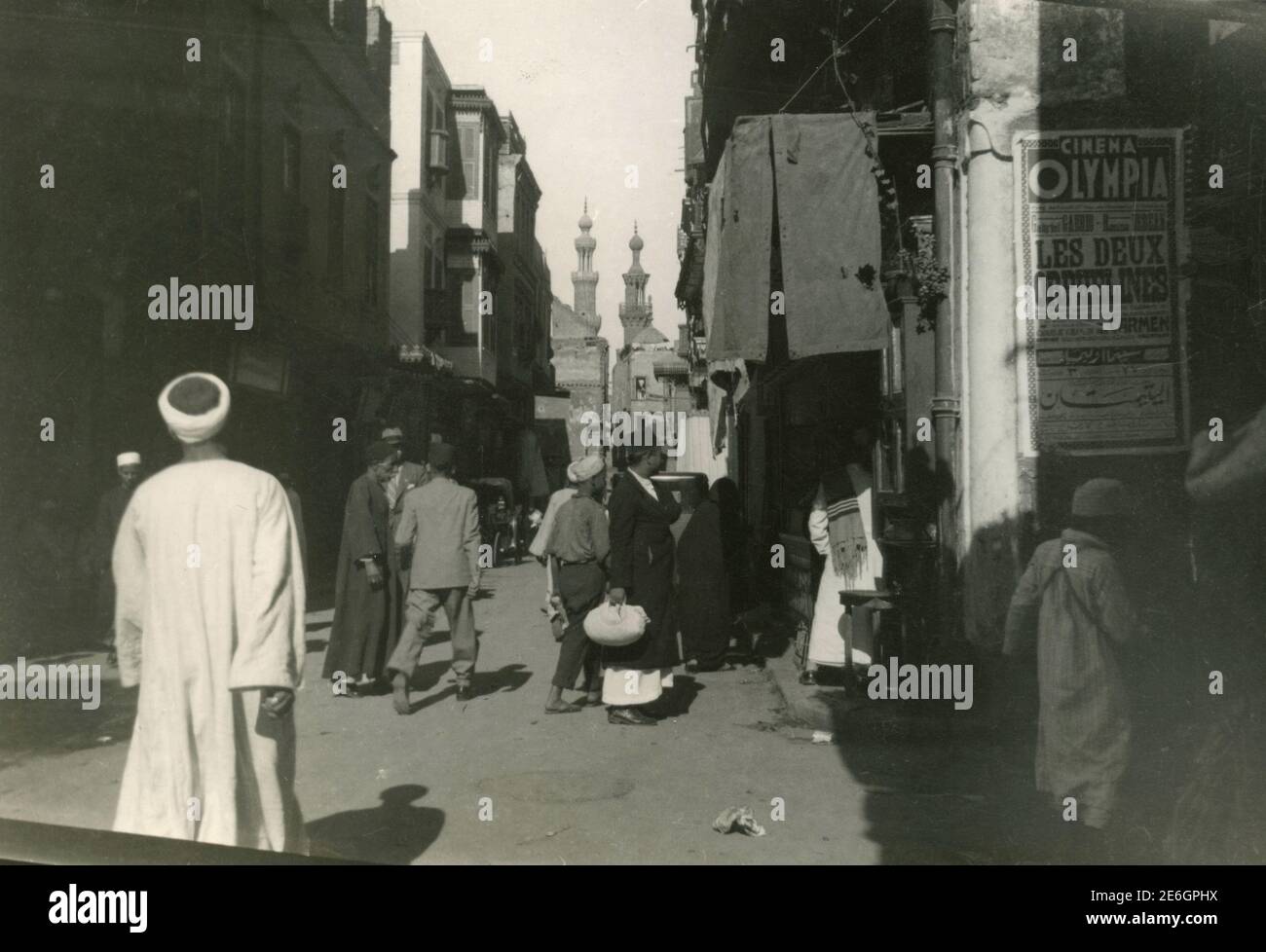 Street scene, Cairo, Egypt 1950s Stock Photo - Alamy