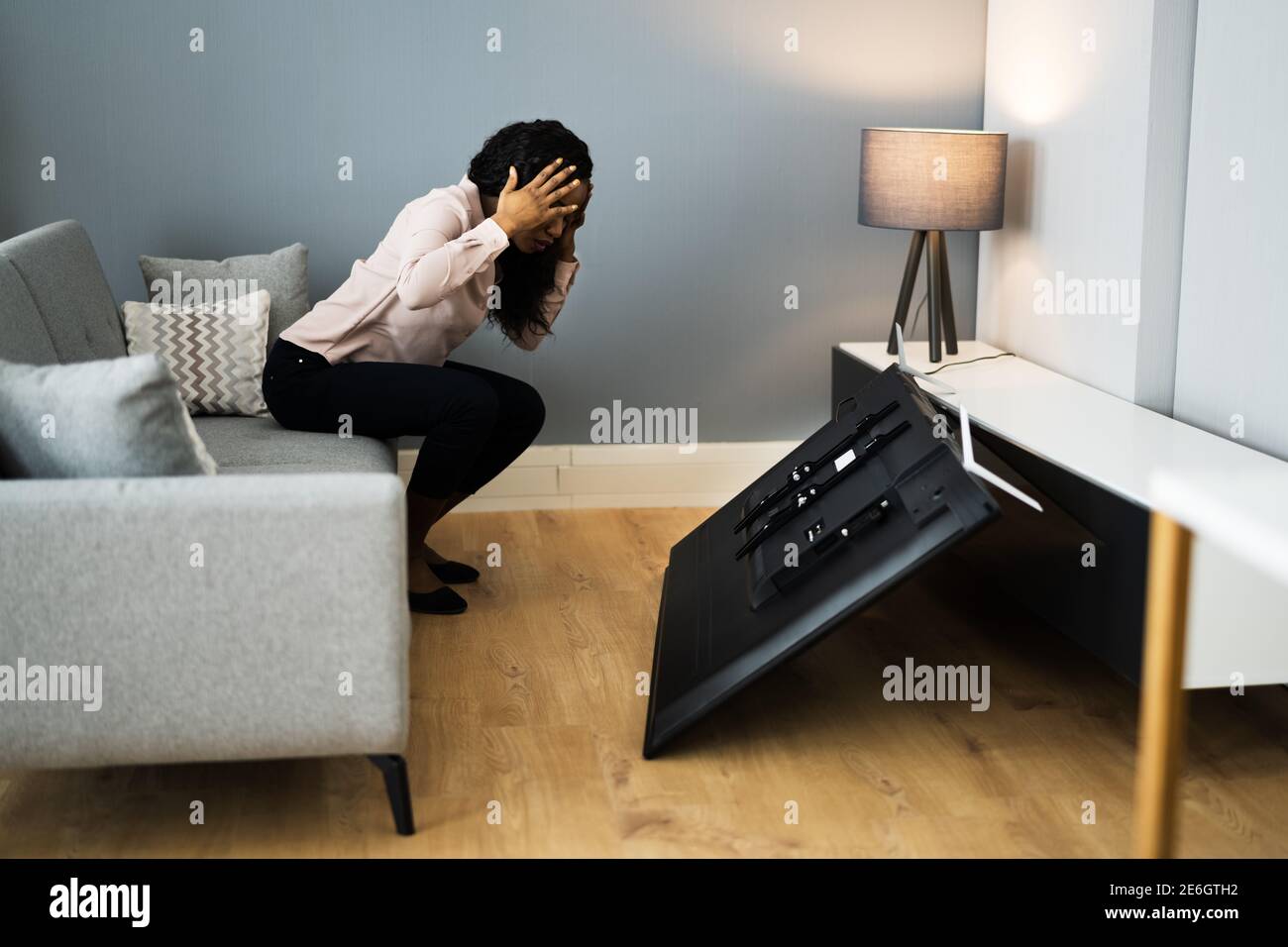 Monitor damage hi-res stock photography and images - Alamy