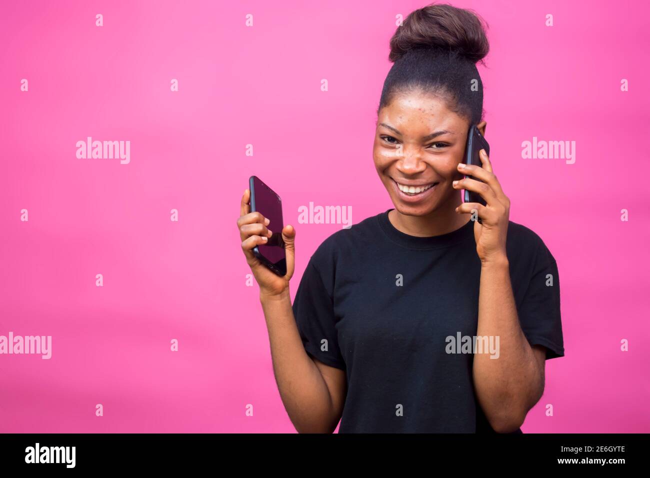 Girl calling another girl hi-res stock photography and images - Alamy