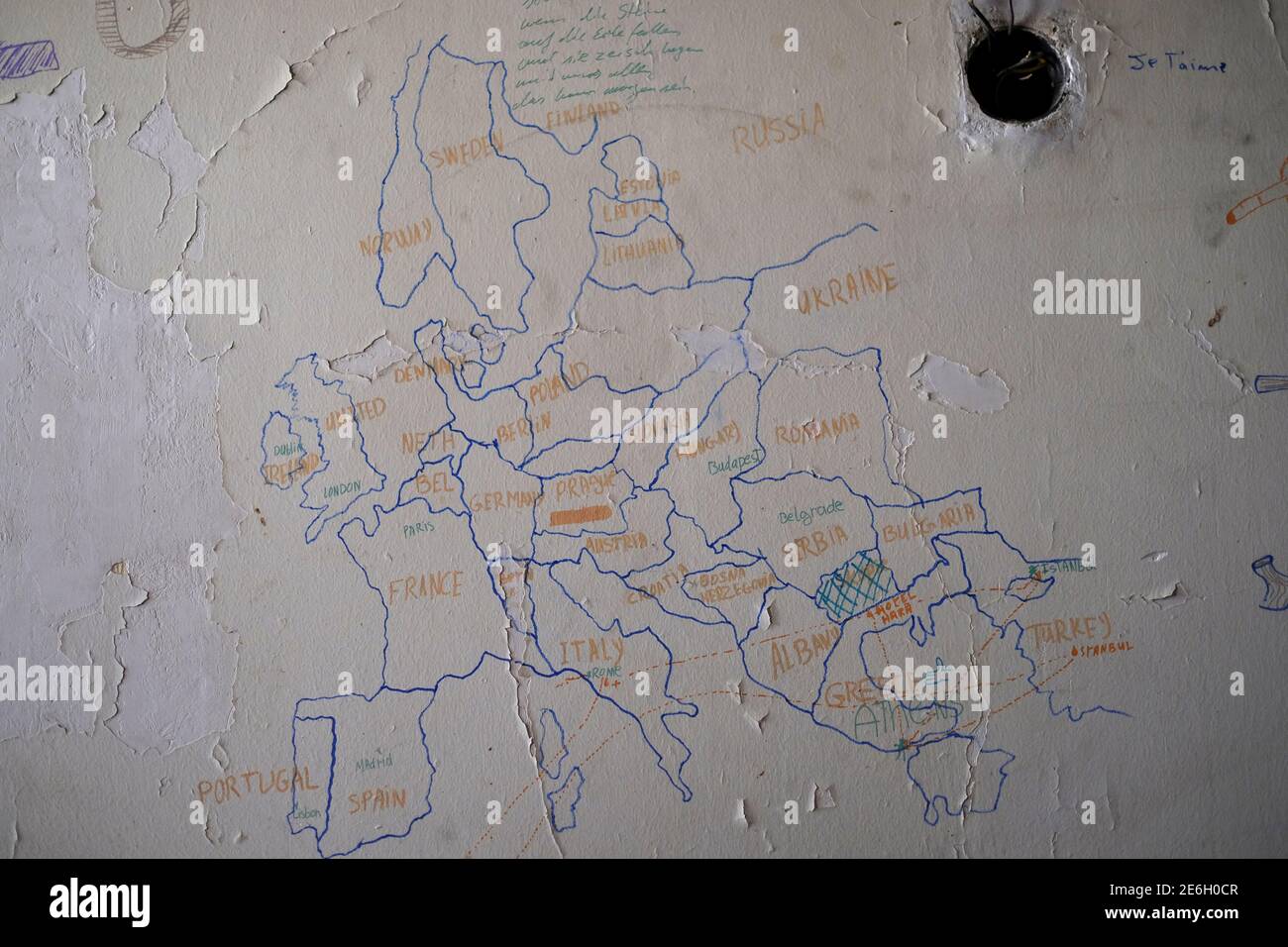 Greece macedonia map hi-res stock photography and images - Alamy