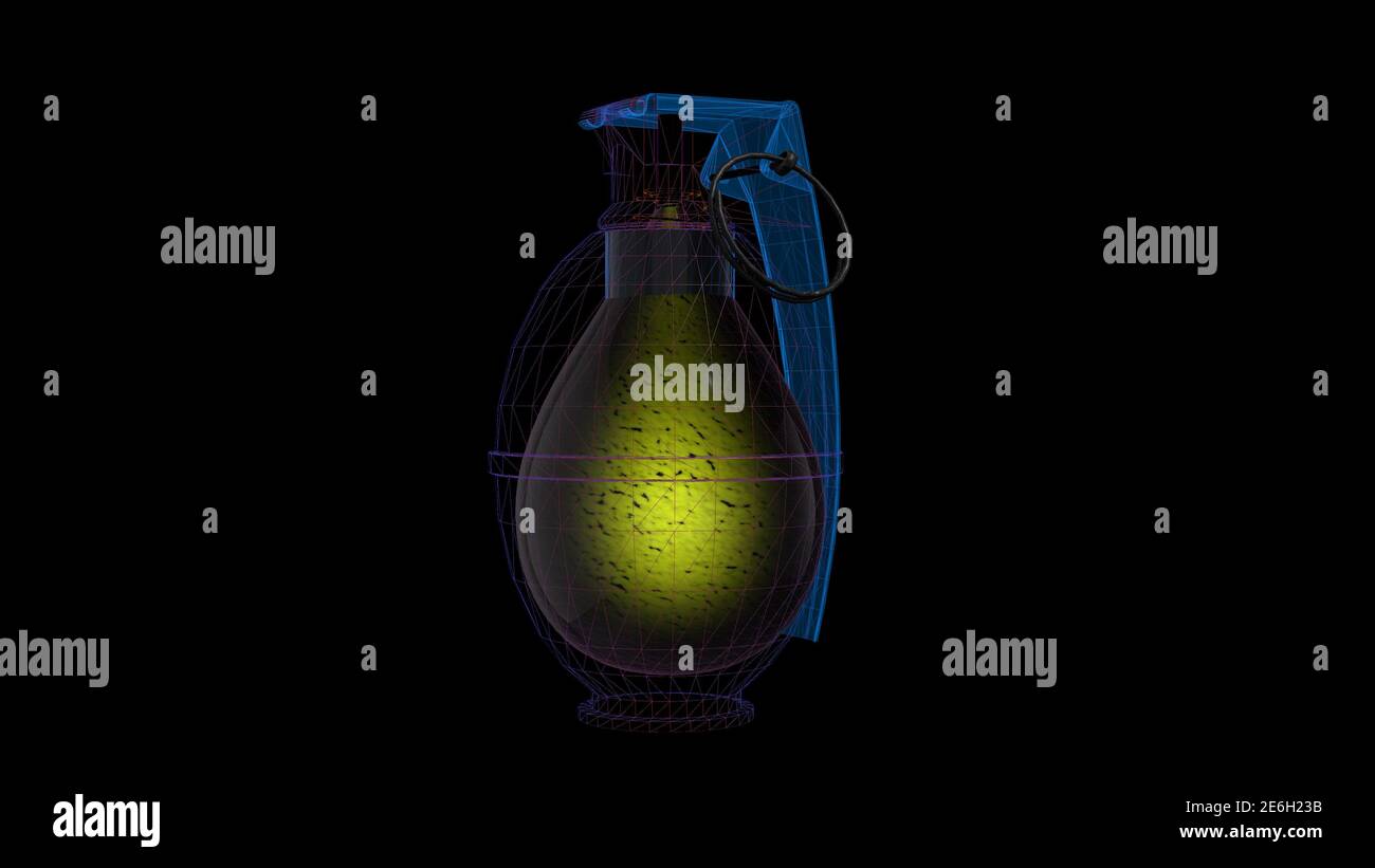 Illustration of Transparent Grenade explosive weapon bomb Stock Photo ...