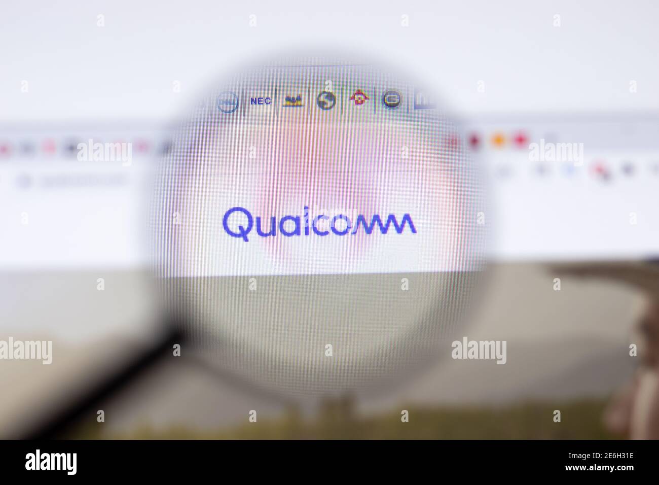 Logo qualcomm hi-res stock photography and images - Alamy