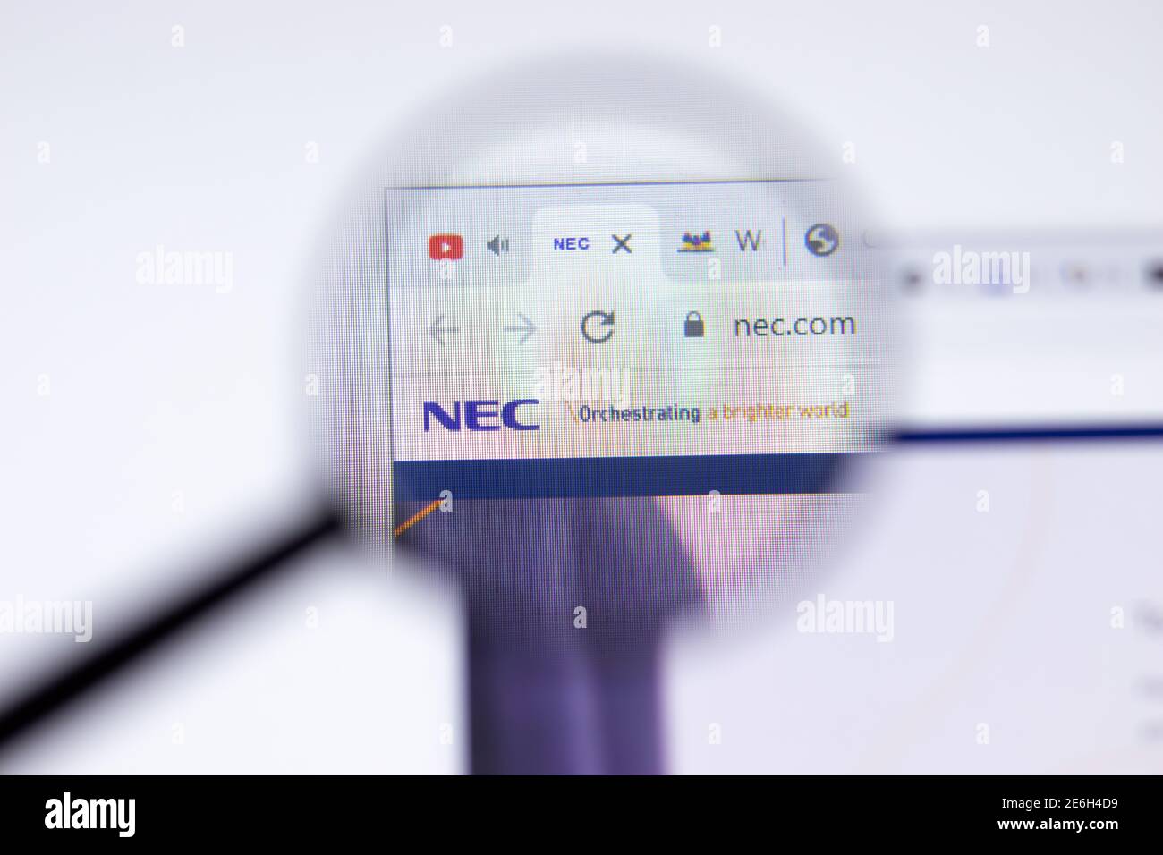 Nec logo hi-res stock photography and images - Alamy