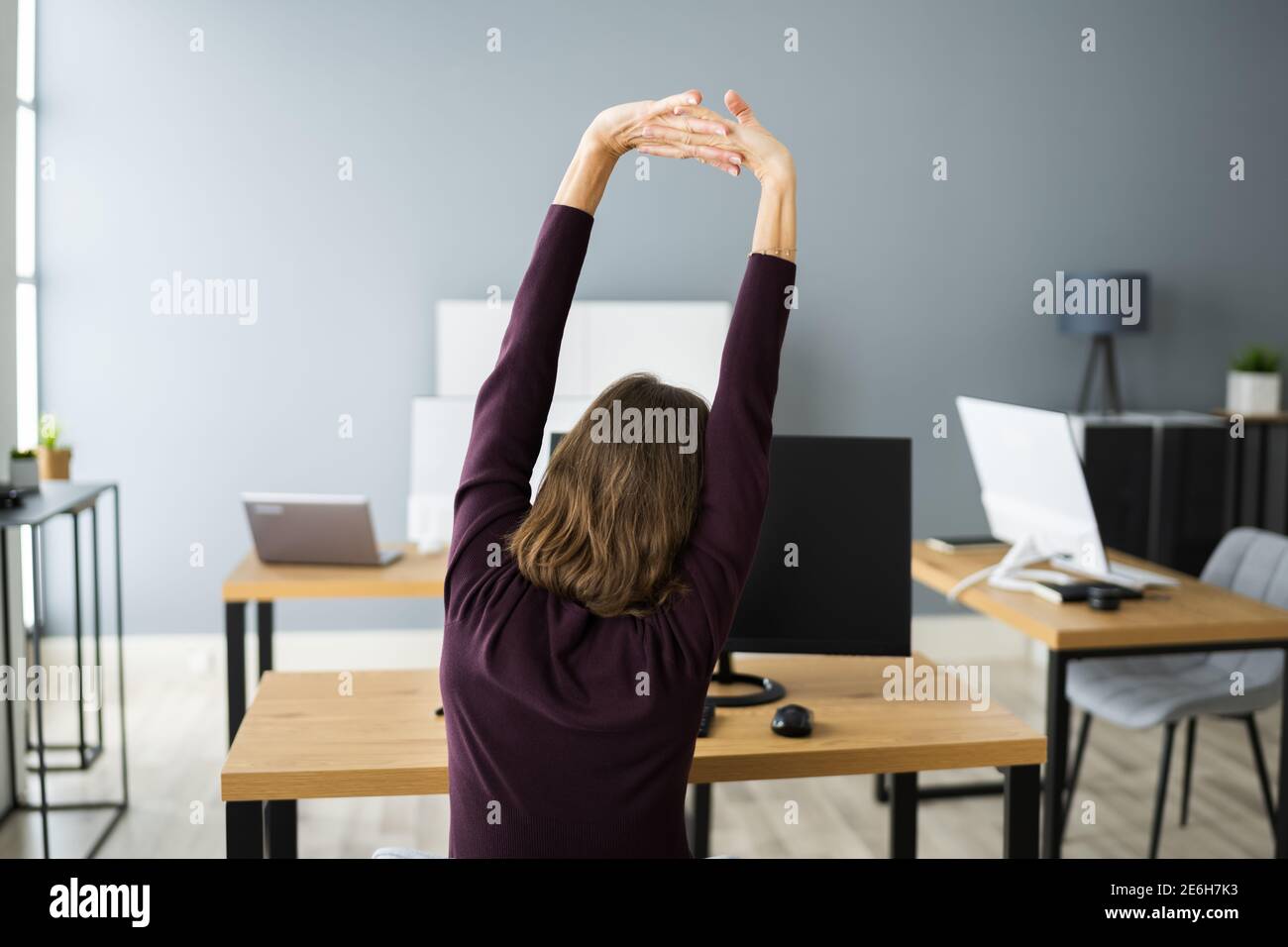 Desk exercises hi-res stock photography and images - Alamy