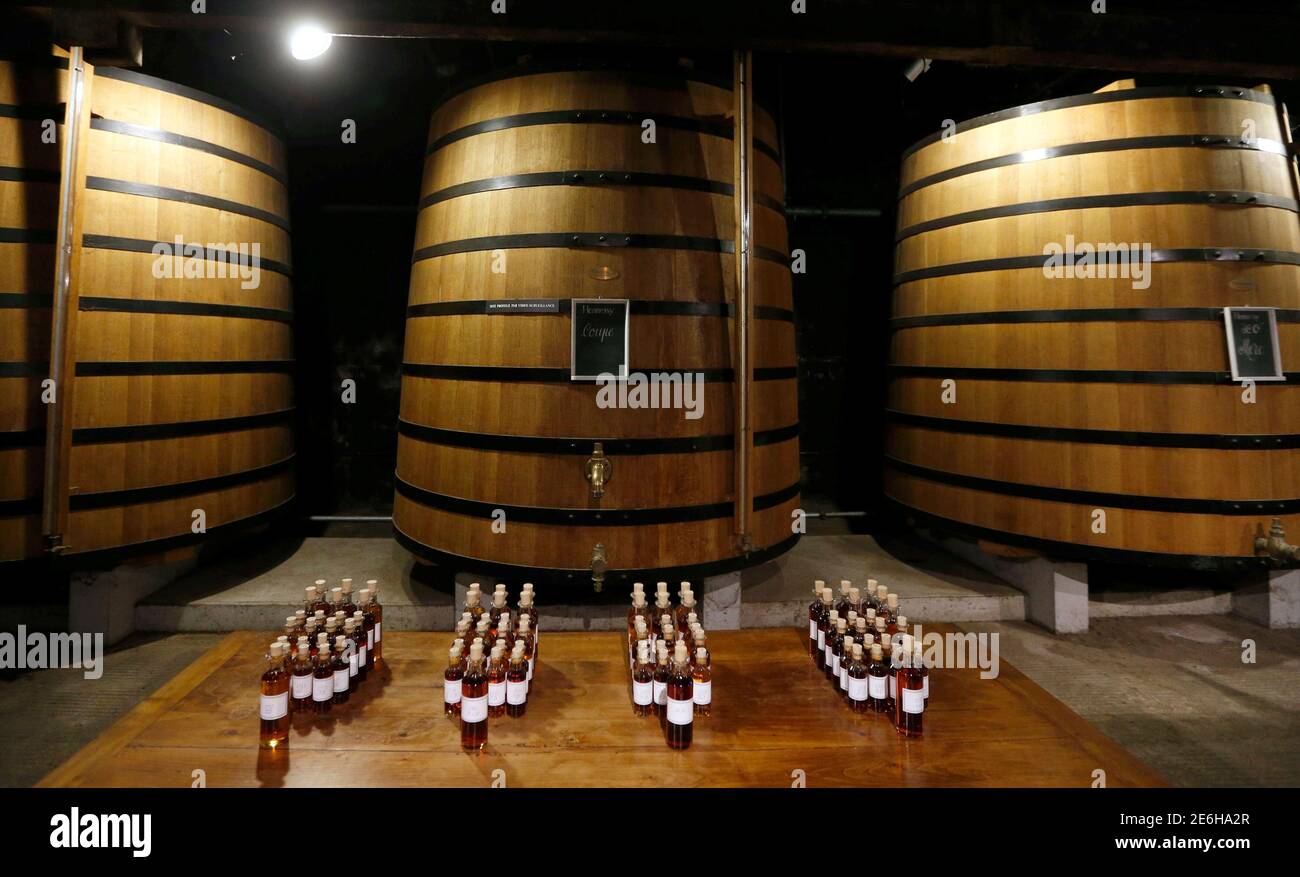 Bottles hennessy cognac hi-res stock photography and images - Alamy