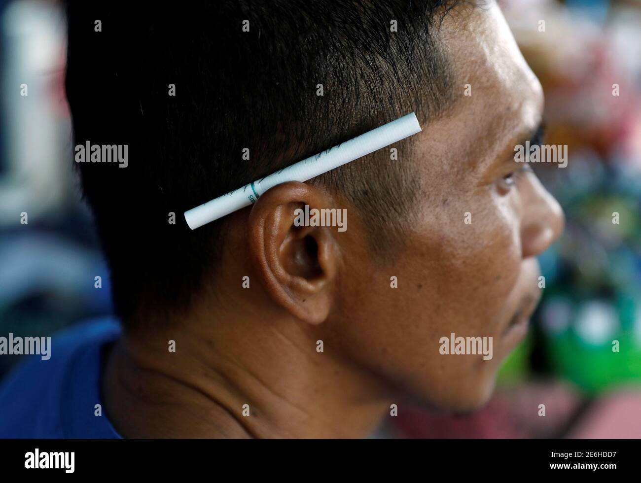 Cigarette In Ear Hi Res Stock Photography And Images Alamy