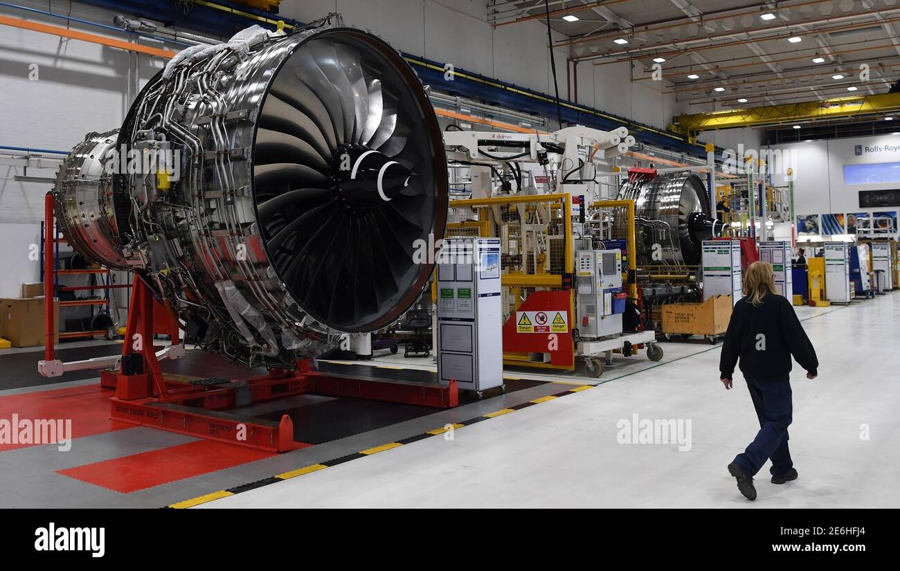 Rolls royce xwb engine assembly hi-res stock photography and images - Alamy