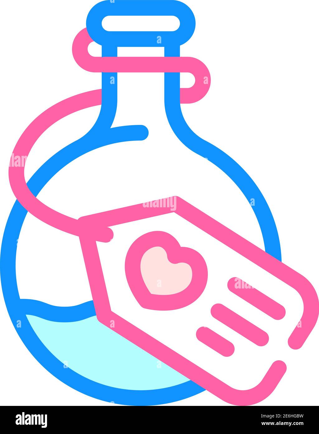 potion magical liquid color icon vector illustration Stock Vector Image ...