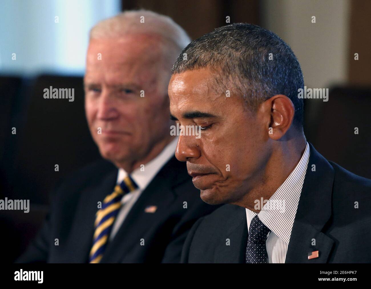 Obama joint chiefs meet hi-res stock photography and images - Alamy
