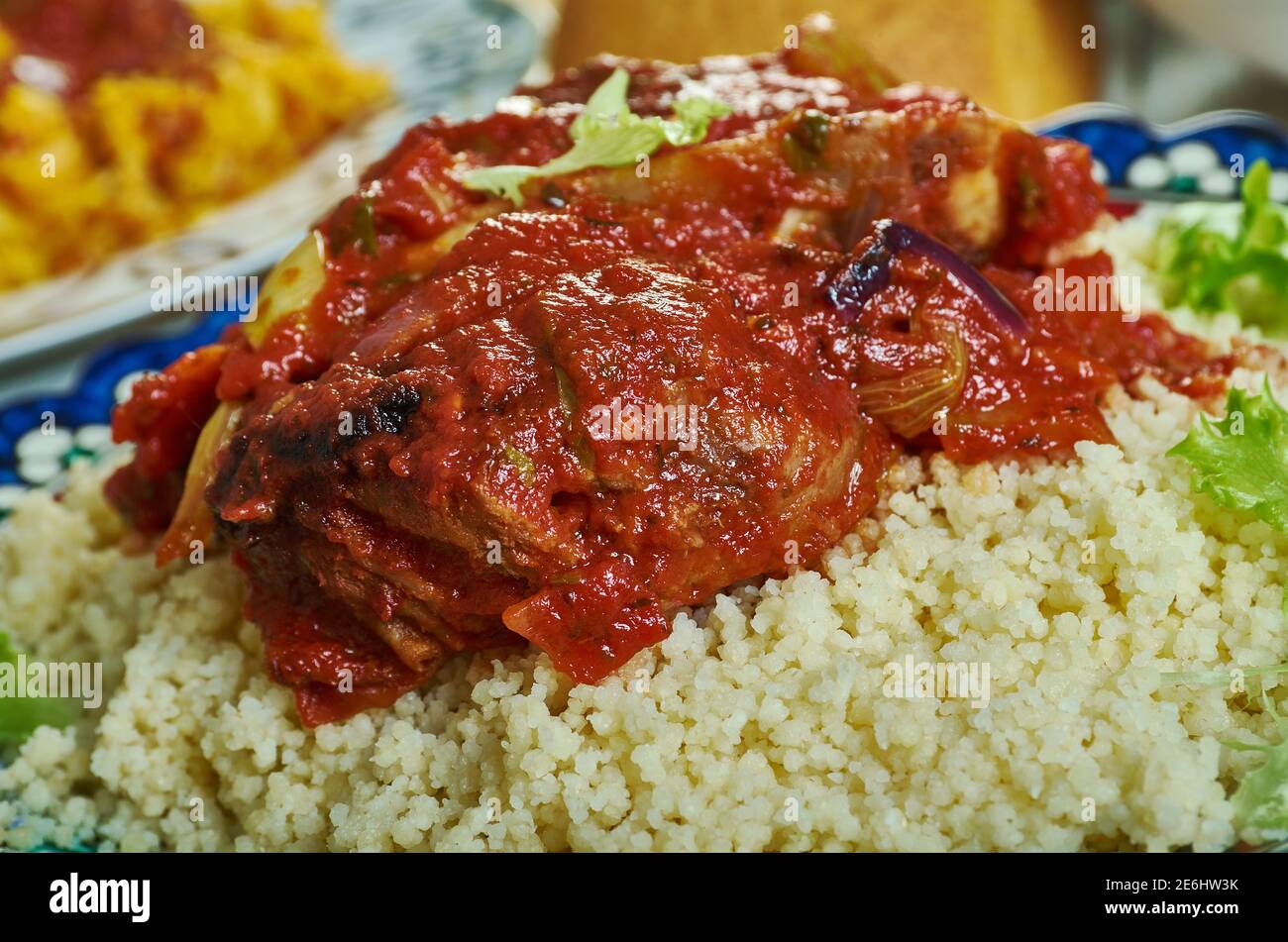 Bassi Salte - traditional Senegalese delicacy. The dish is prepared by ...