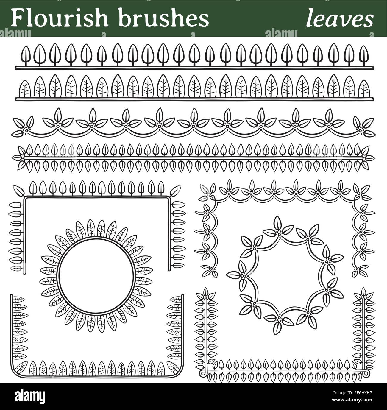 Seamless brushes for frames hi-res stock photography and images - Alamy