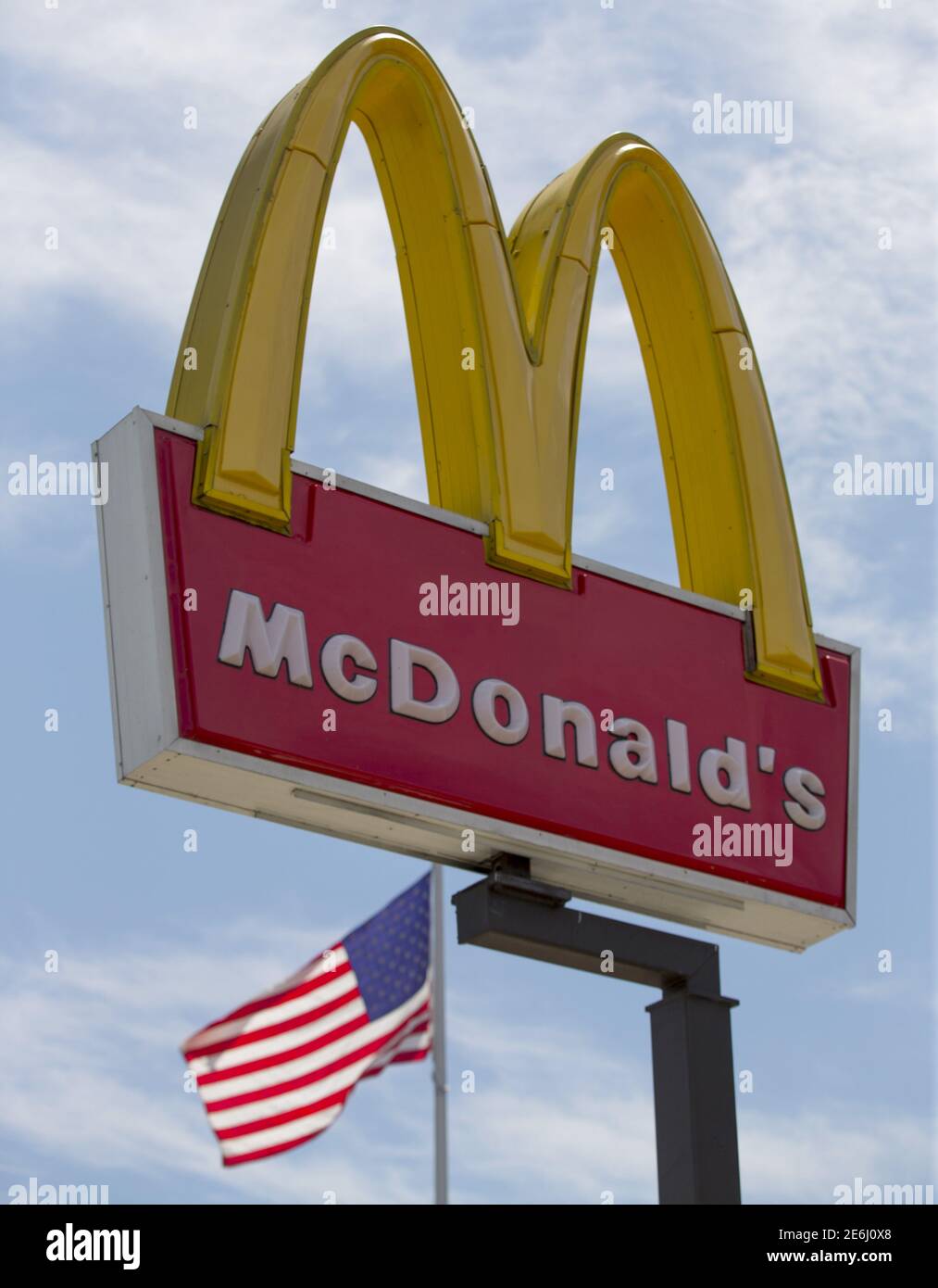 Mcdonald's Logo And Flag High Resolution Stock Photography and Images ...