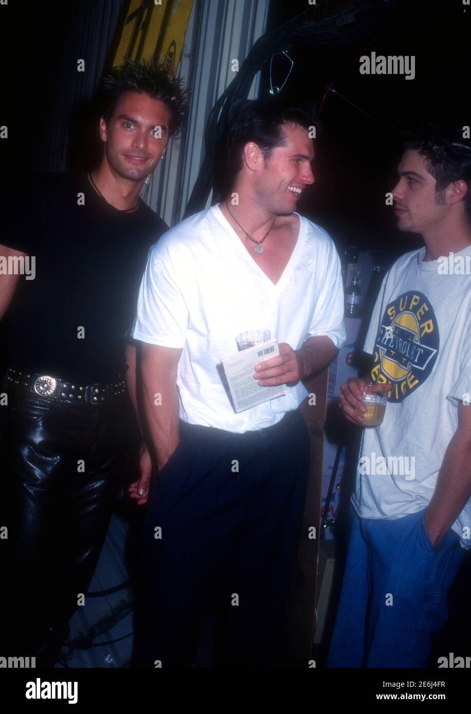 Santa Monica, California, USA 2nd May 1996 (L-R) Fashion Model Marcus ...
