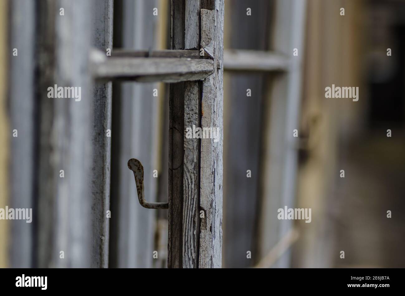 Old window frames hi-res stock photography and images - Alamy
