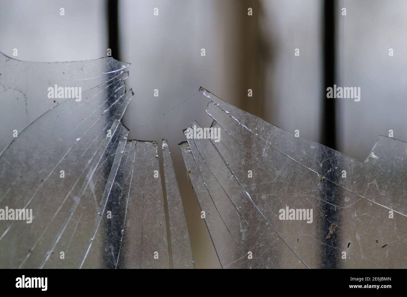 broken windows in an old house Stock Photo - Alamy