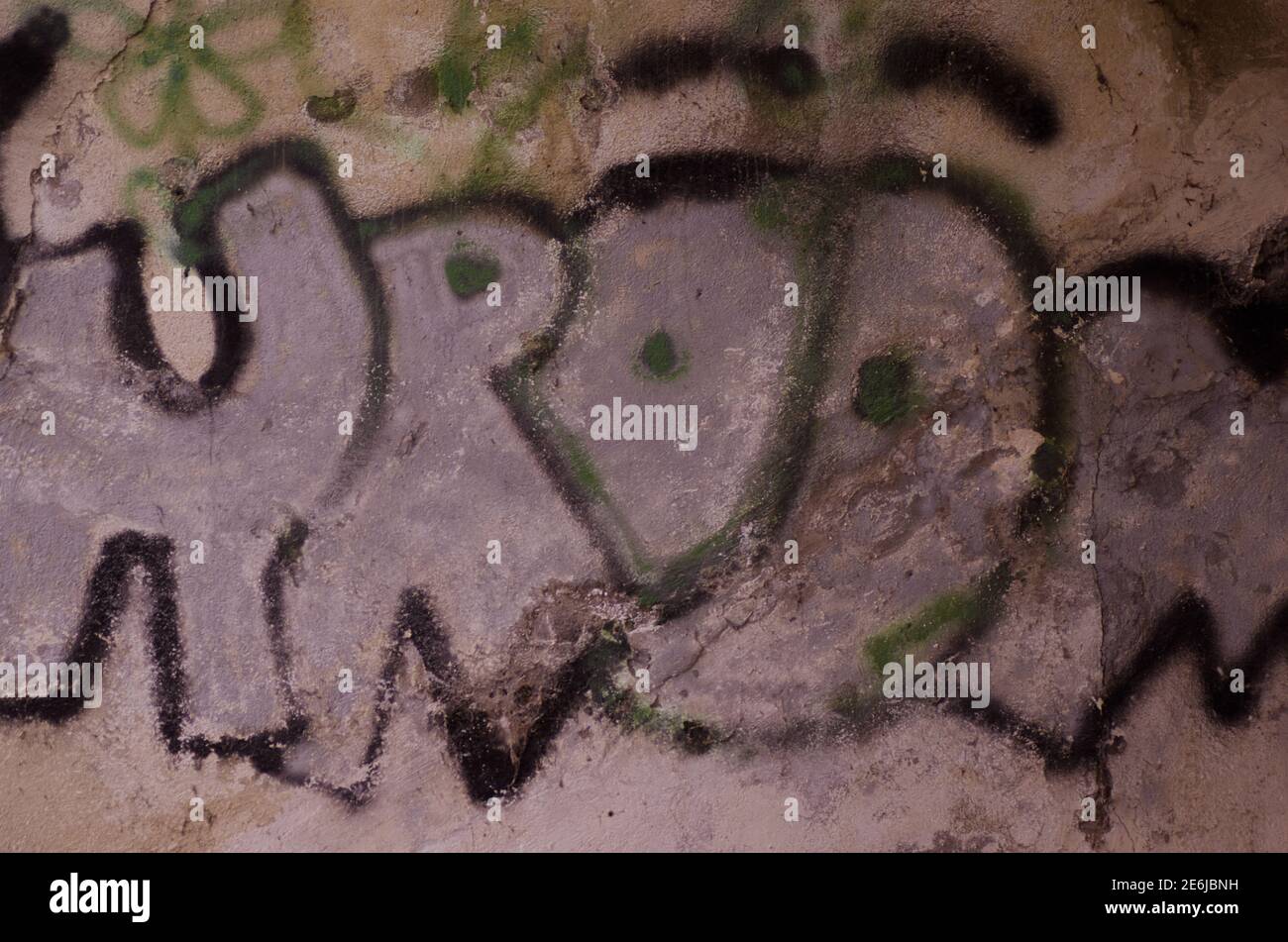 graffiti scripture on a wall Stock Photo - Alamy