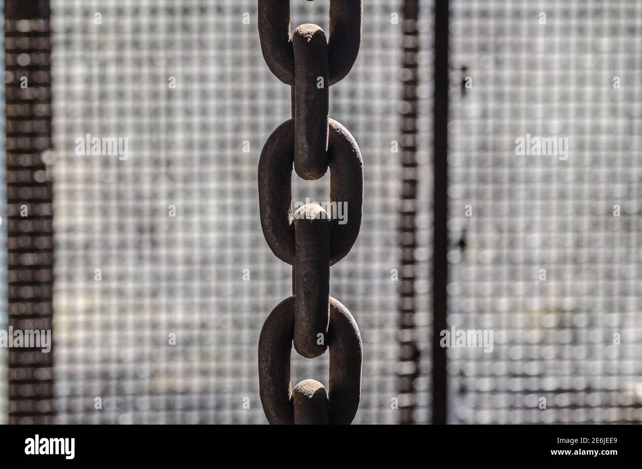 thick old rusty chain Stock Photo - Alamy