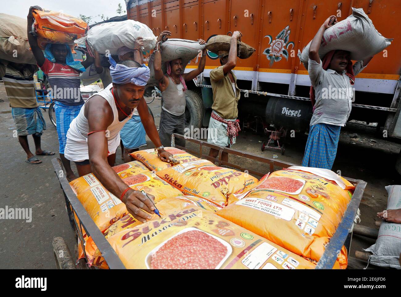 Loading marks hi-res stock photography and images - Alamy