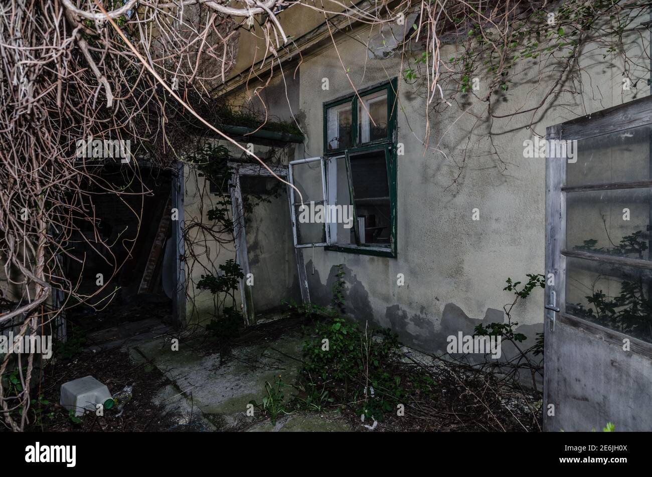 Overgrown building hi-res stock photography and images - Alamy