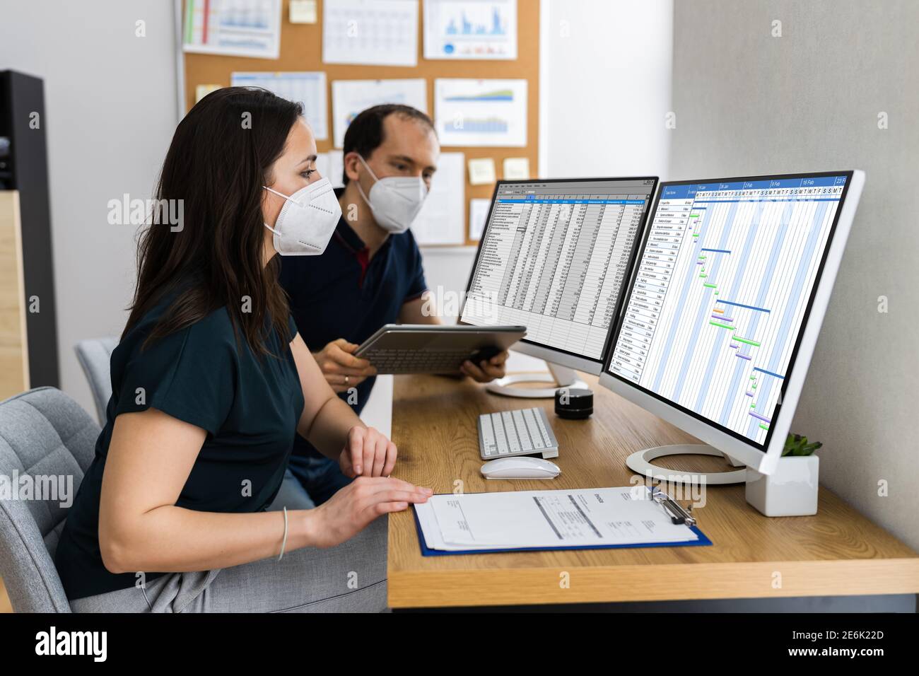 Woman wearing multiple face hi-res stock photography and images - Alamy