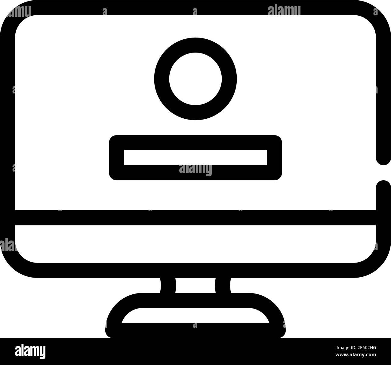 game operating system line icon vector illustration Stock Vector Image ...