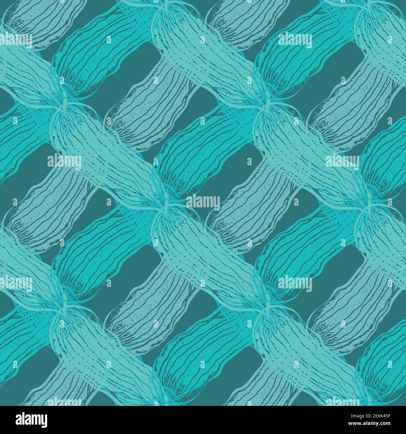 Vector braid effect damask weave seamless interlace pattern background ...