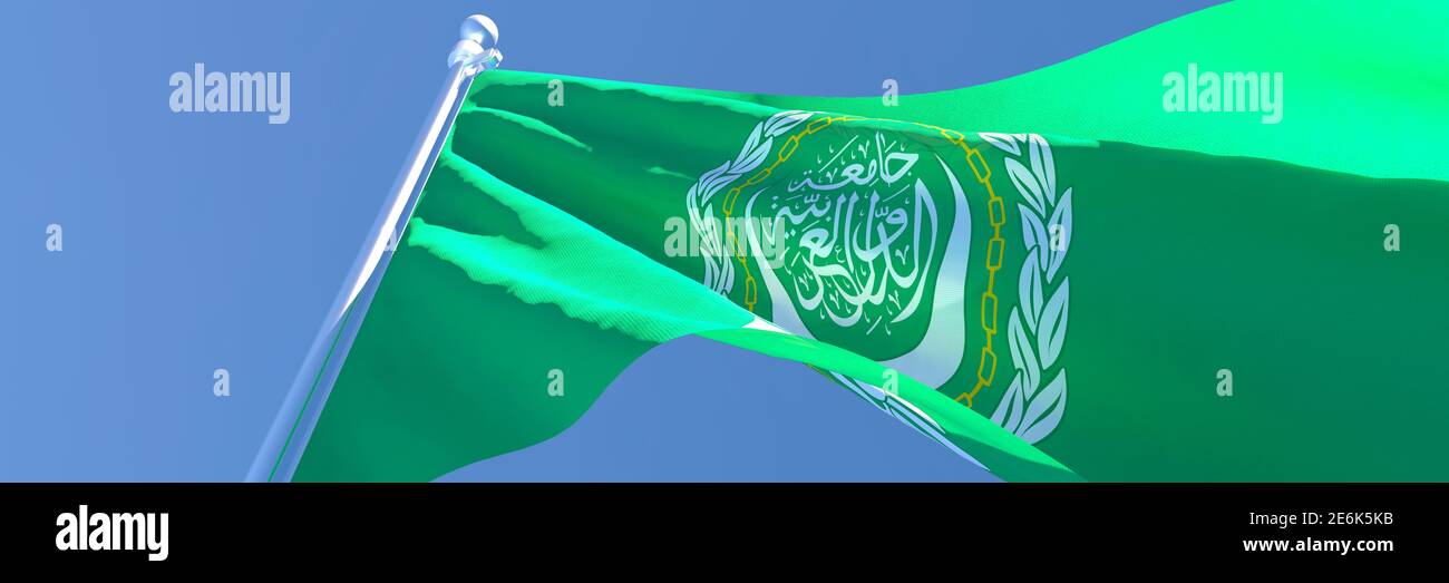 National flag arabic league flutters hi-res stock photography and ...